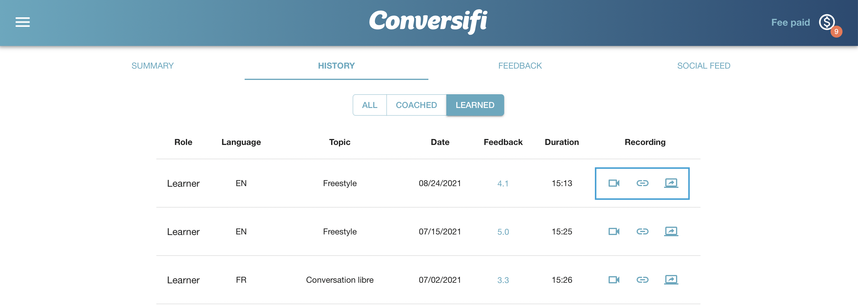Video Recordings – Conversifi (English)