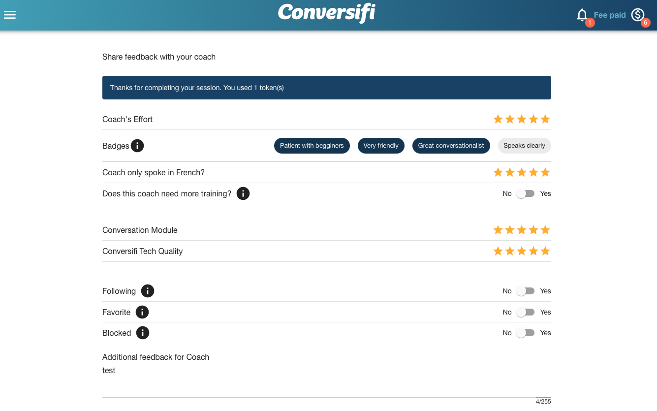 Partner Feedback – Conversifi (English)